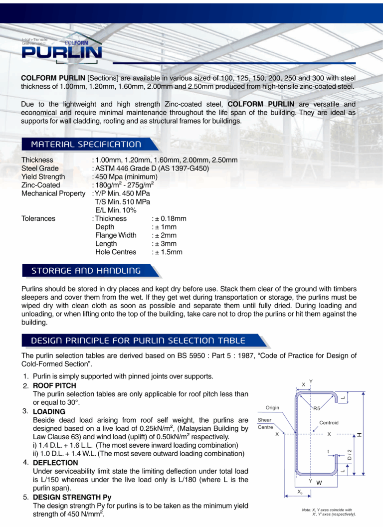 Colform Purlin | Colform Group Berhad | Reliable Products | Kota ...
