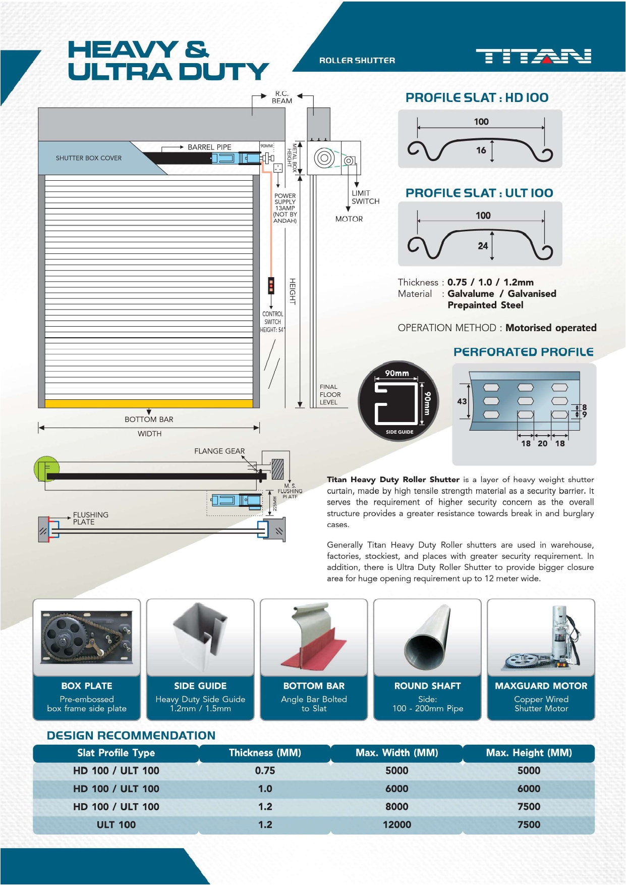 Fire Rated Roller Shutter | Colform Sdn Bhd | Reliable Products | Kota ...