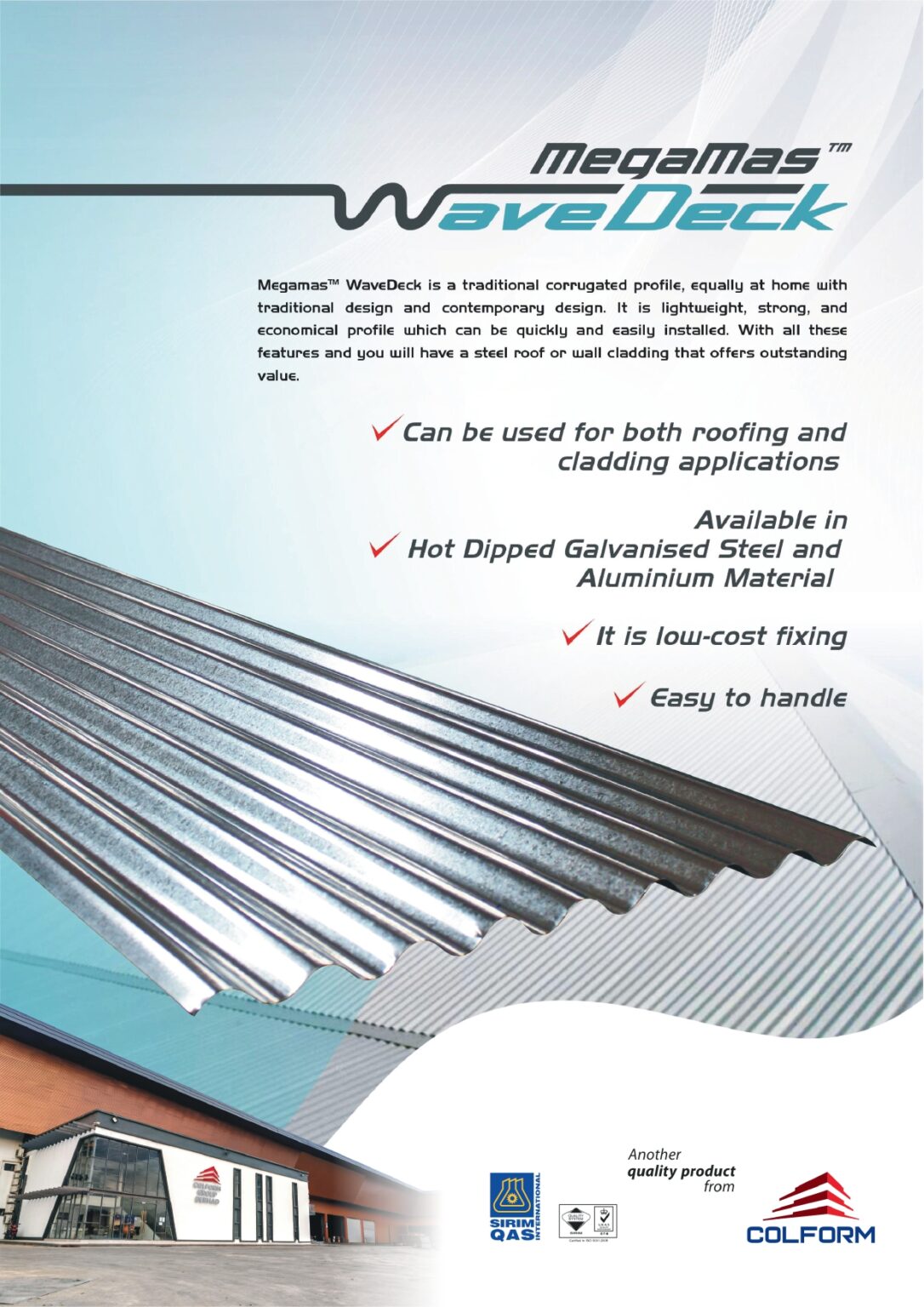 Megamas Wavedeck | Colform Group Berhad | Reliable Products | Kota ...
