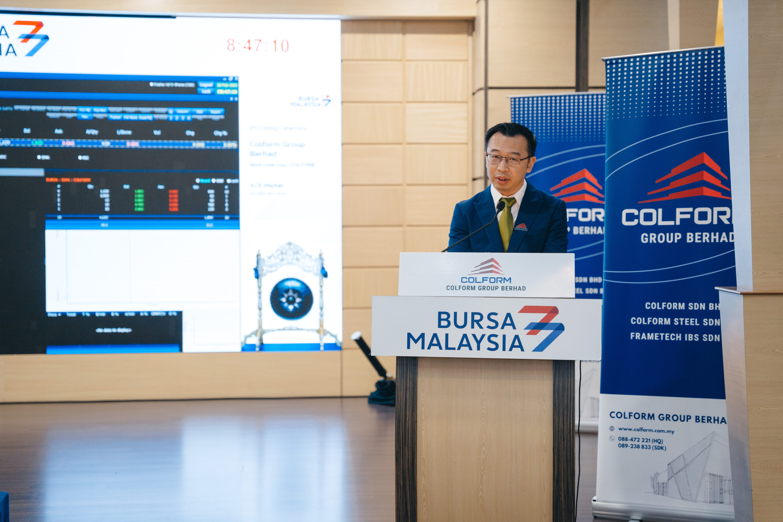 10th February 2025 – Gong Ceremony | Colform Group Berhad