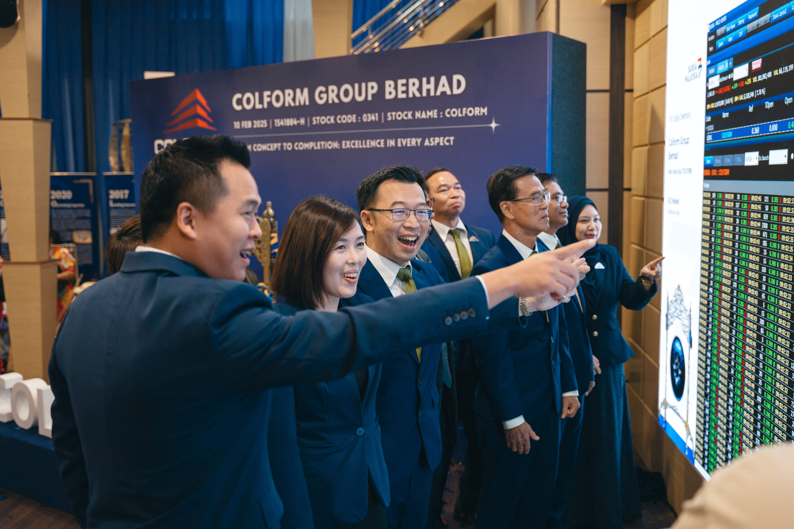 10th February 2025 – Gong Ceremony | Colform Group Berhad