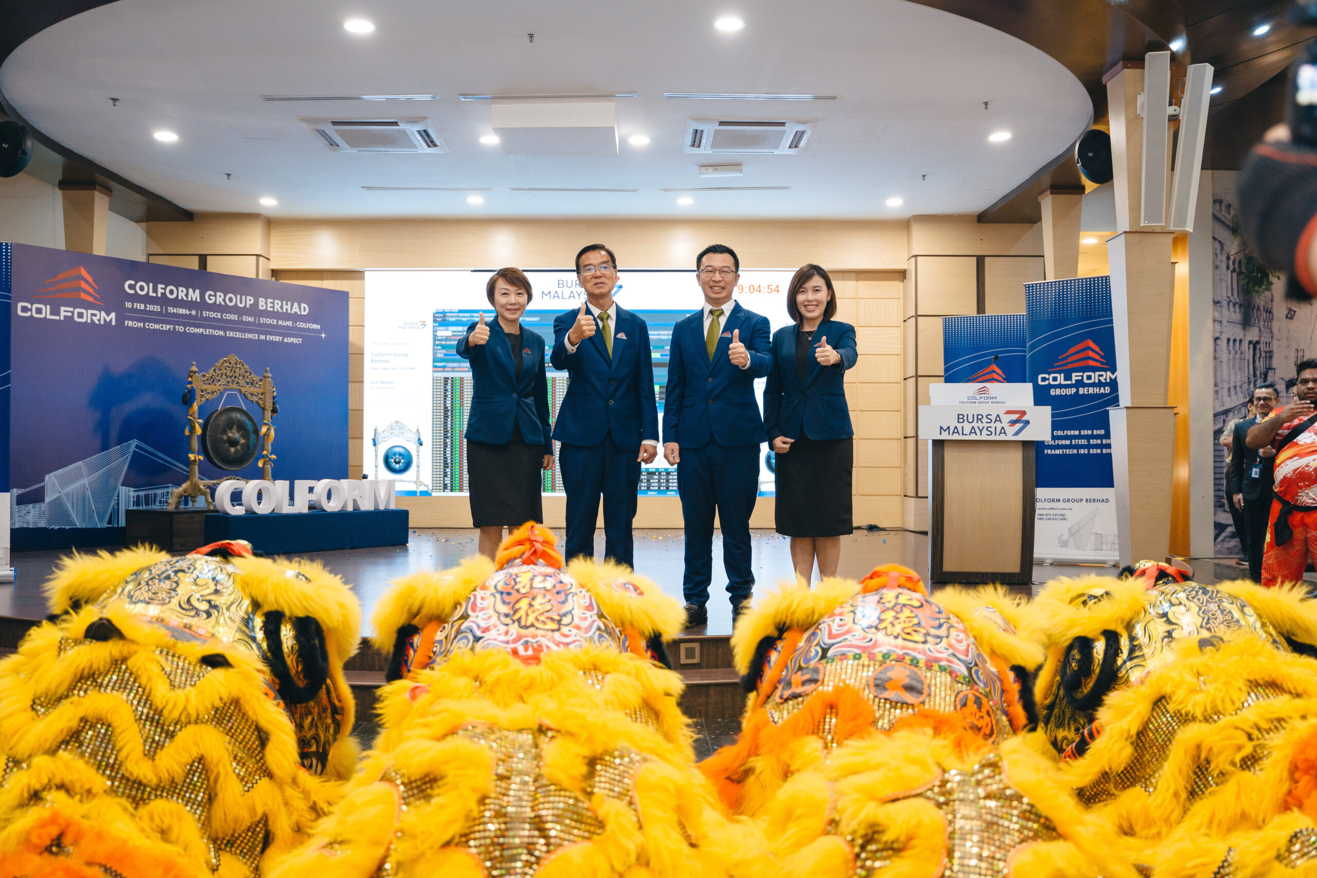 10th February 2025 – Gong Ceremony | Colform Group Berhad