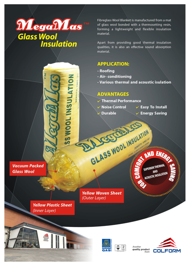 Megamas Fibre Glasswool | Colform Group Berhad | Reliable Products ...